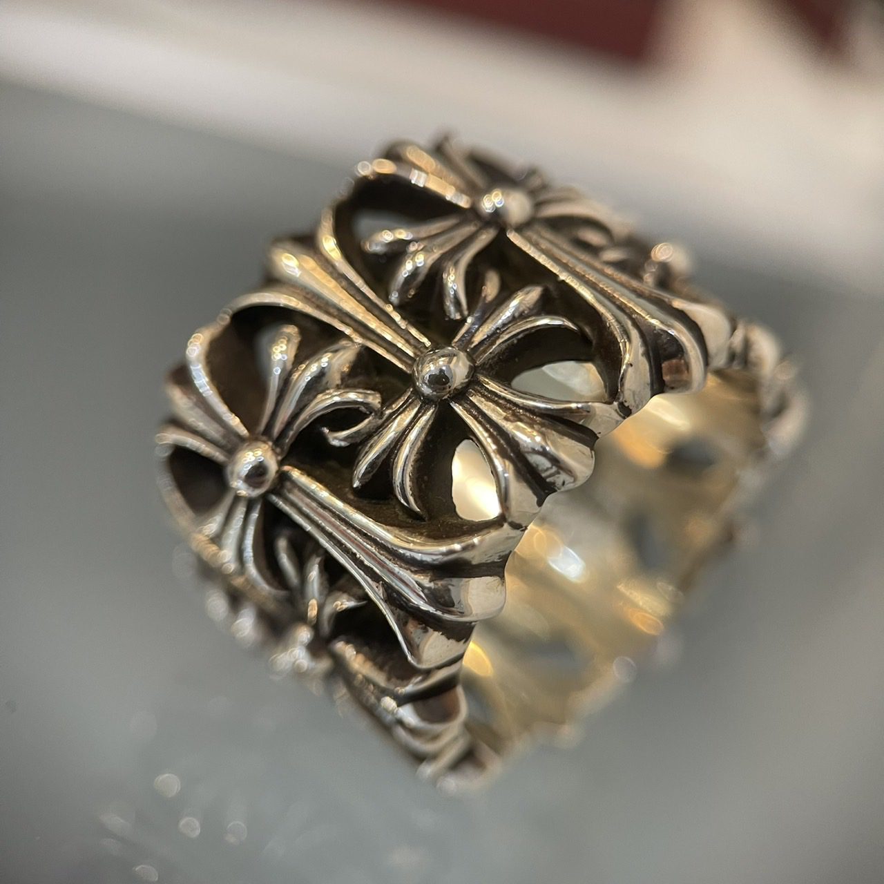 Chrome hearts Cemetery ring - unluxury.-nbh